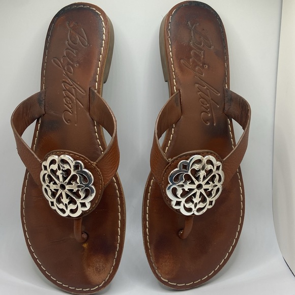 Brighton | Shoes | Brighton Collectibles Alice Luggage Sandals | Poshmark